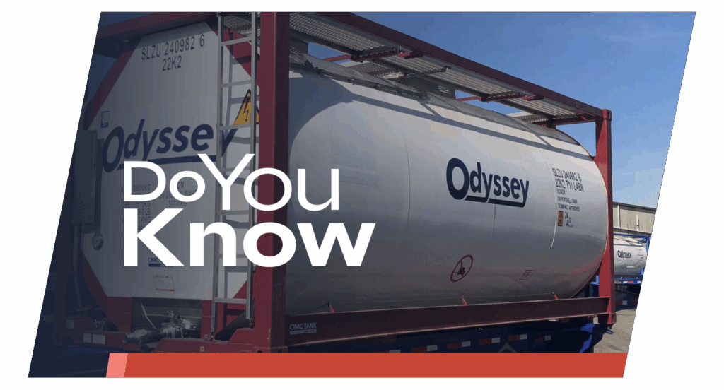 ISO Tank Container Intermodal Solutions for Bulk Commodities - Odyssey Logistics